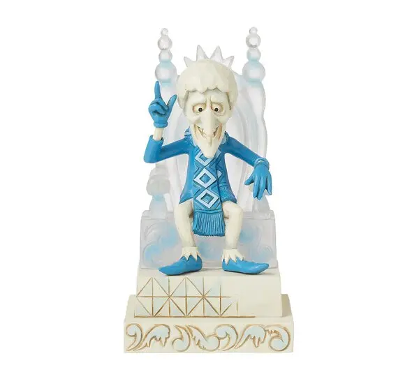 JIM SHORE Year Without Santa Snow Miser Thro E Sitting