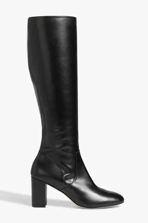 STUART WEITZMAN Sofia 75 Leather Knee Boots