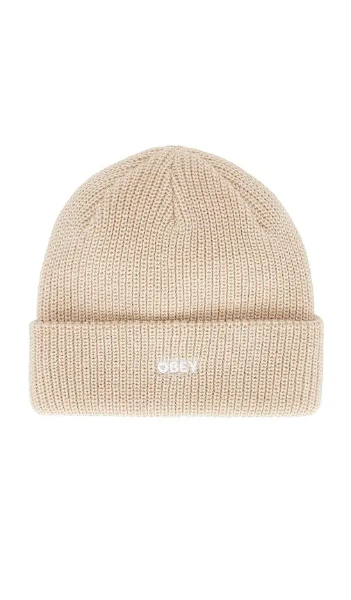 Obey Future Beanie - Silver Grey