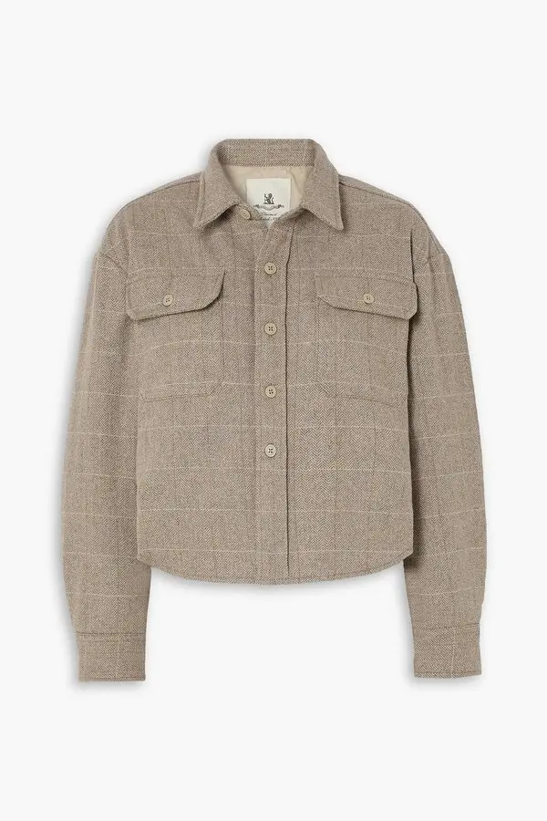 Denimist Cropped Wool-blend Jacket