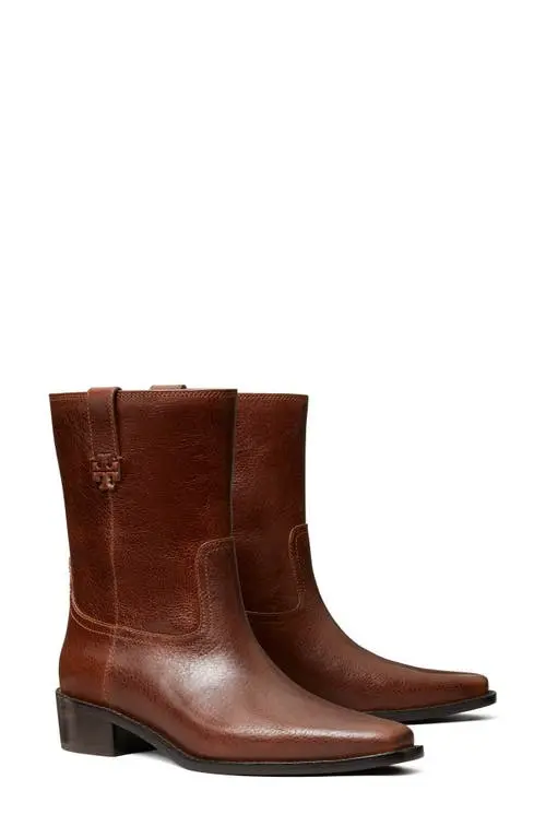 Tory Burch City Western Boot - Sierra Cognac