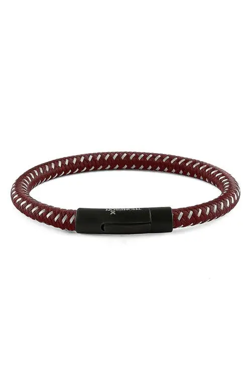 Tateossian Thompson Braided Bracelet - Red
