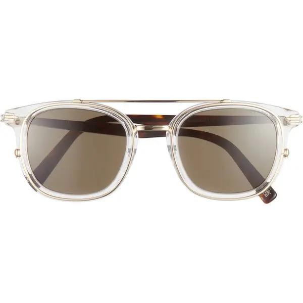 Dior Blacksuit S14i 49mm Square Sunglasses - Crystal/other/green