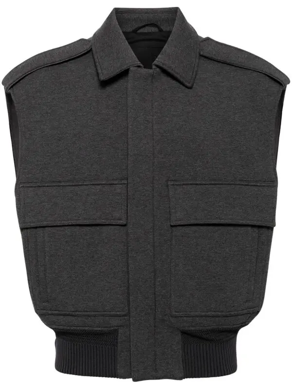 CROQUIS Zip-up Gilet