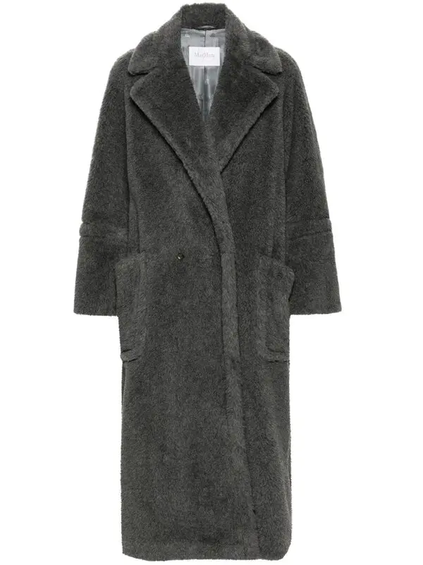 Max Mara Kadiak Faux-fur Coat - Grey