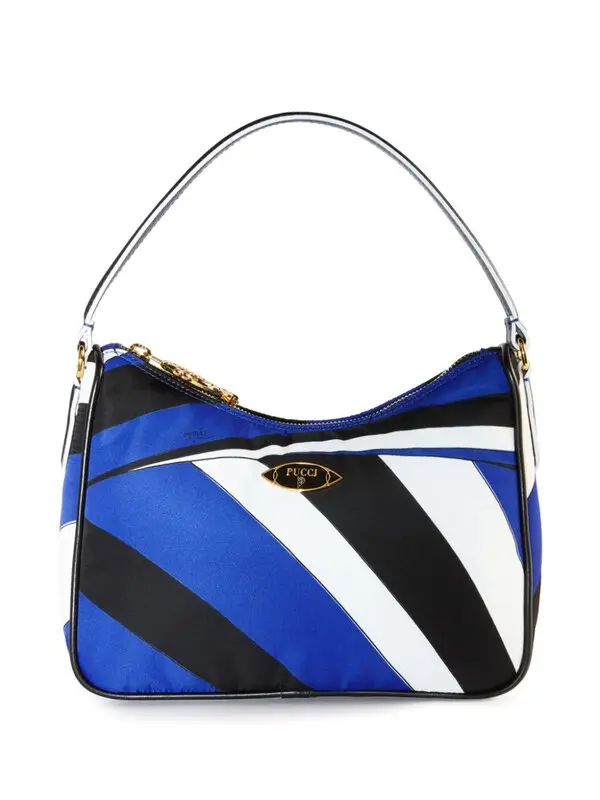 Emilio Pucci Top Zip Shoulder Bag - Blue