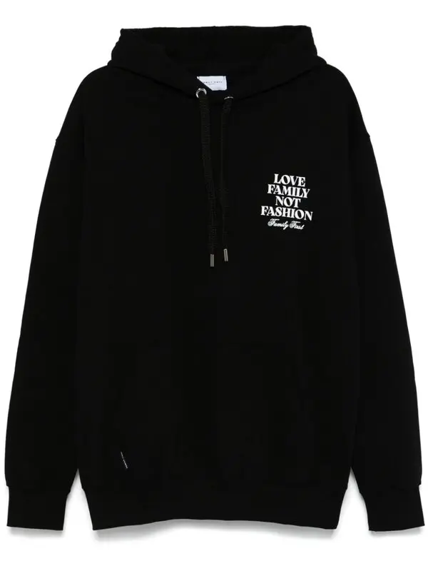 FAMILY FIRST Logo-print Hoodie