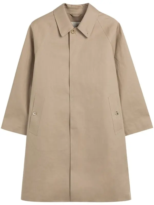 Mackintosh Lauder Single-breasted Coat - Neutrals