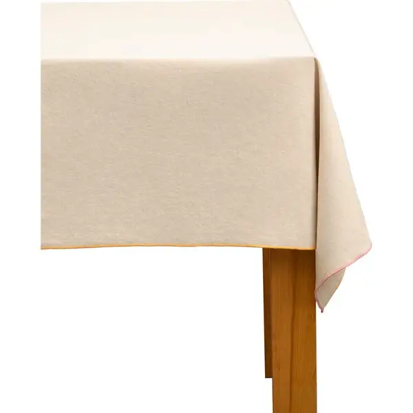 ATELIER SAUCIER Macaw Burlap Tablecloth