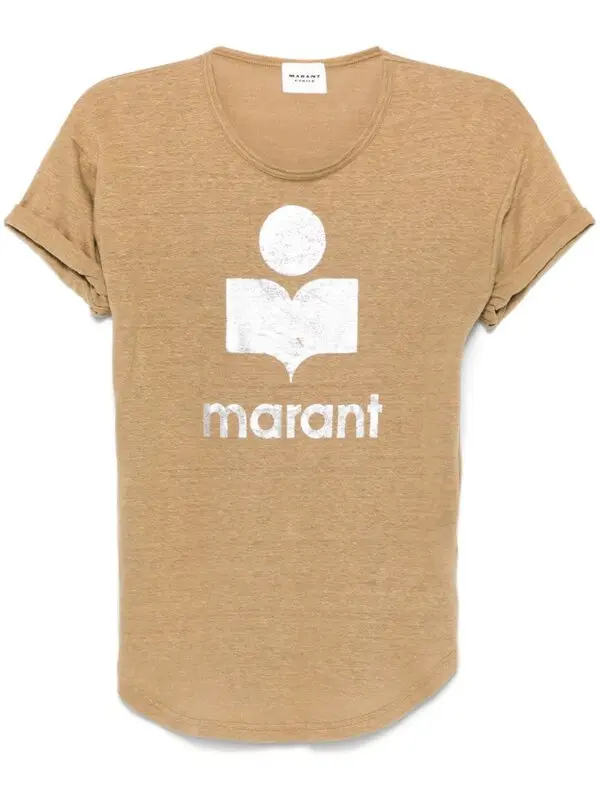 MARANT ETOILE Koldi T-shirt - Brown