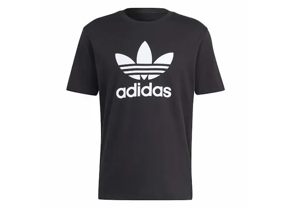 Adidas Adicolor Trefoil Tee Shirt - Black