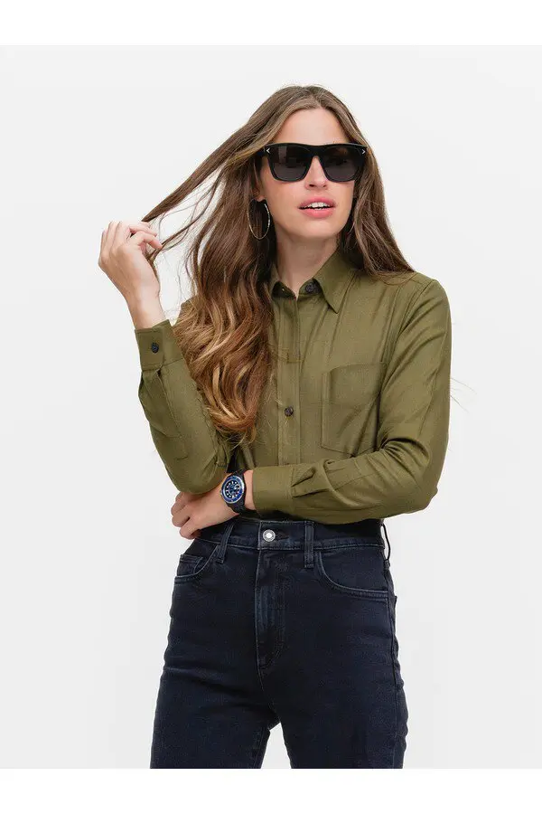 SARAH ALEXANDRA Weekend Shirt - Green