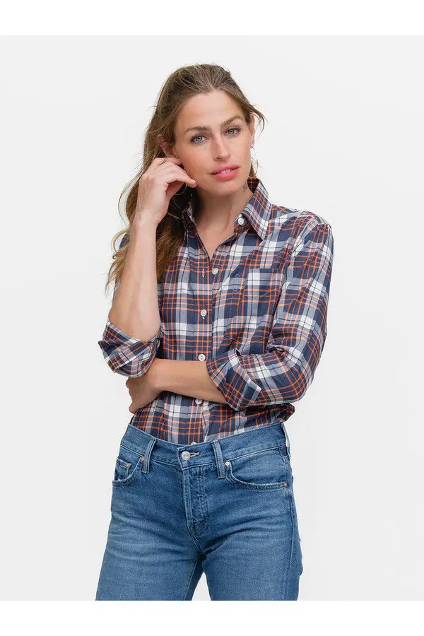 SARAH ALEXANDRA Northern Lights Weekend Shirt - Orange