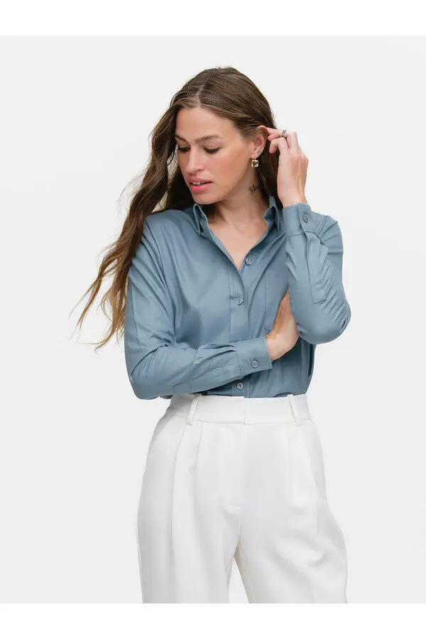 SARAH ALEXANDRA Weekend Shirt - Blue