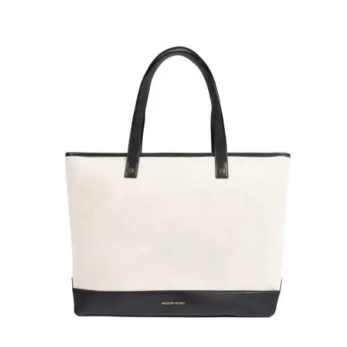 MODERN PICNIC The Tote - Black Canvas