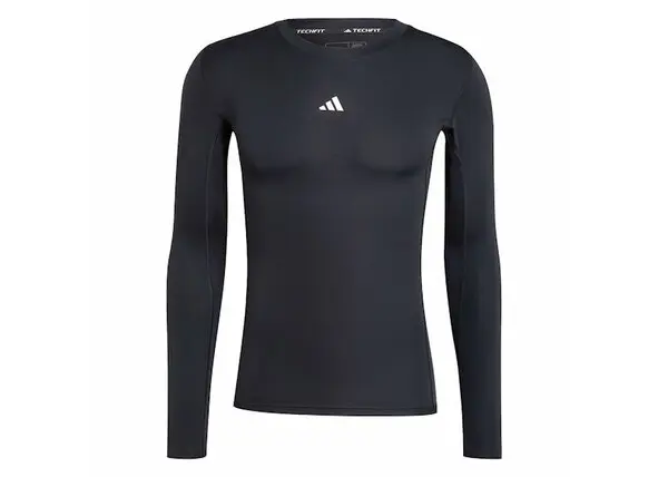 Adidas Techfit Compression Training Long Sleeve Tee - Black