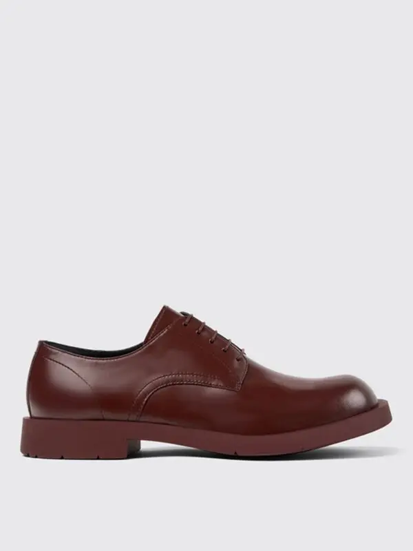 Camper Brogue Shoes - Burgundy