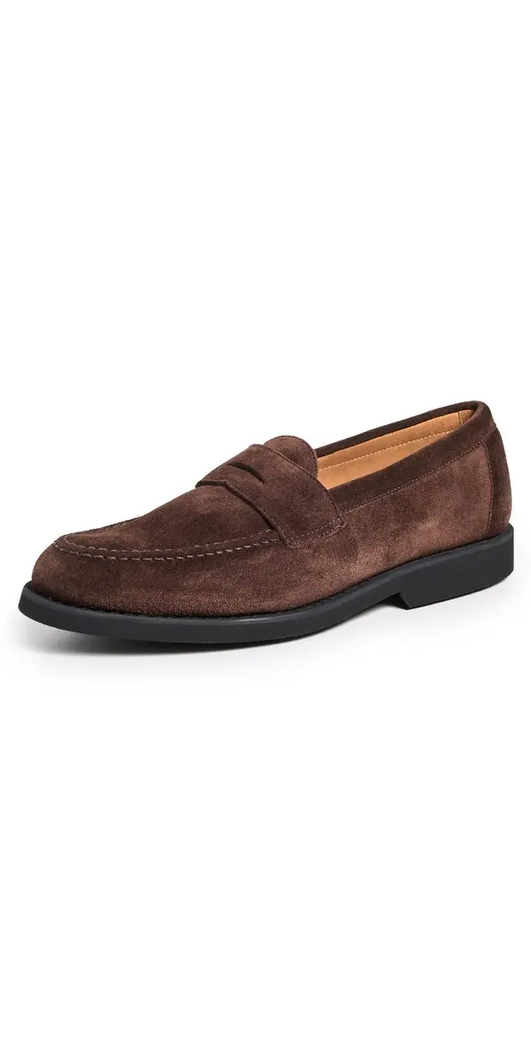SEBAGO Ryan Suede Polaris Loafers - Dark Brown