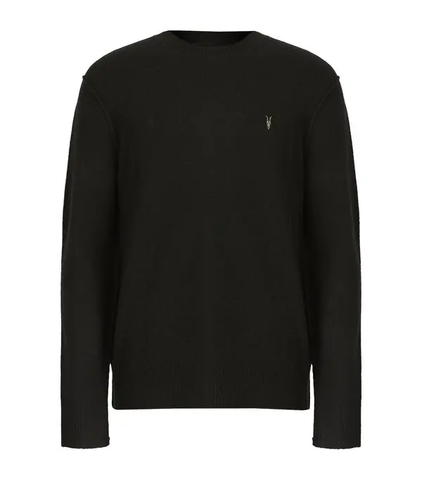 All Saints Crew-neck Statten Sweater - Black