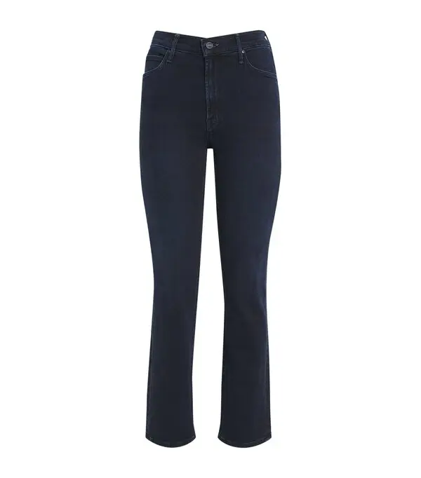 MOTHER The Dazzler Slim Ankle Jeans - Navy