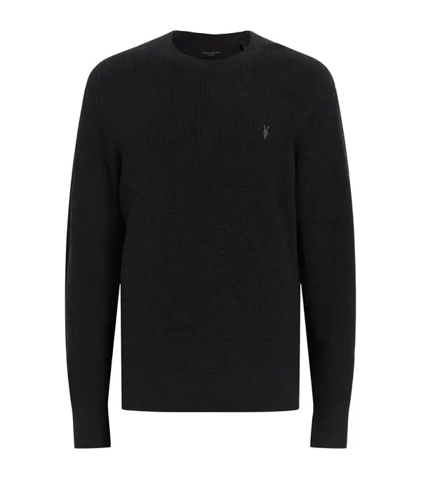 All Saints Organic Cotton-wool Aspen Sweater - Black
