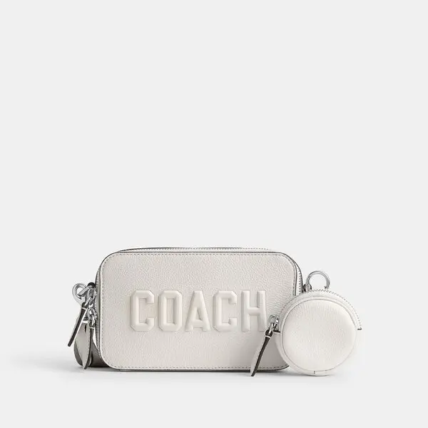 Coach Slim Crossbody Bag With Graphic - Chalk