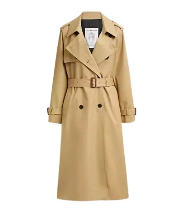 Coach Relaxed Cotton-blend Trench Coat - Khaki