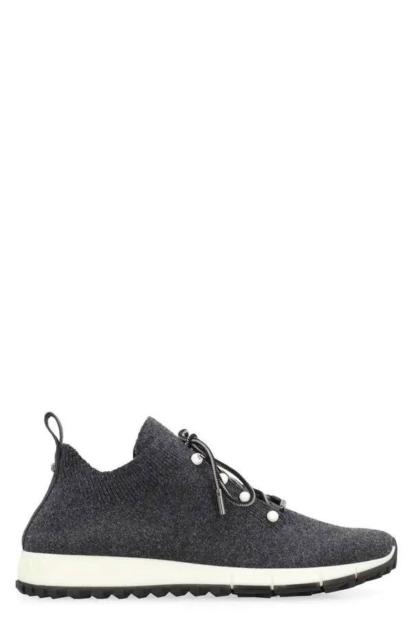 JIMMY CHOO Veles Low-top Sneakers - Black