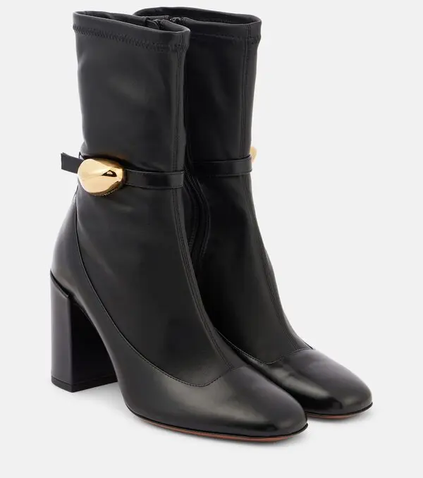 Zimmermann Eliot 85 Leather Ankle Boots