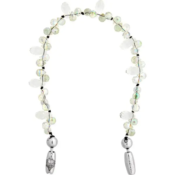 OSSA Faceted Beaded Wrist Strap For Iphone Case - Crystal