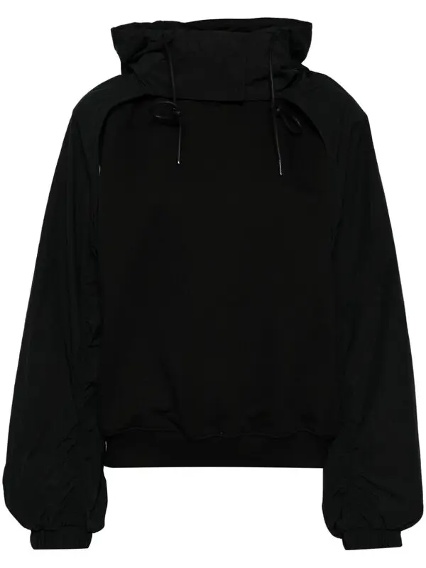 JUUN.J Mock Neck Hoodie