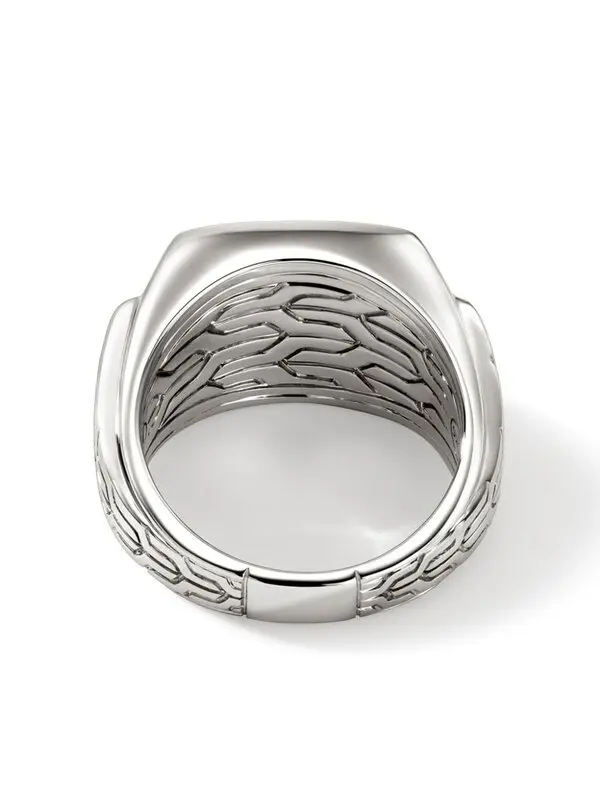 John Hardy Sterling Signet Ring - Silver