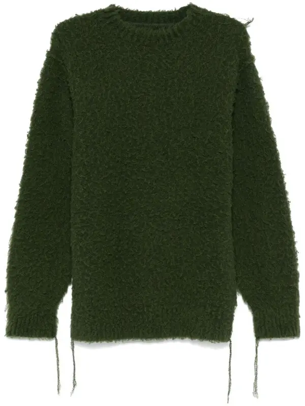 Sacai Pilled Sweater - Green