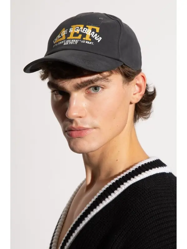 Dolce & Gabbana Logo-print Baseball Cap - Black