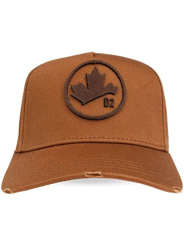 Dsquared2 Logo-embroidered Baseball Cap - Brown