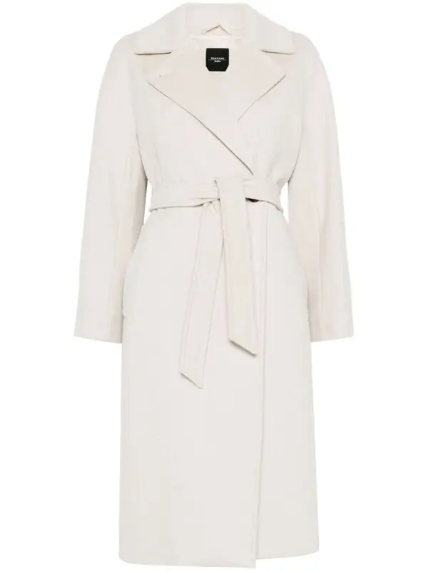 Max Mara Resina Virgin Wool Coat - Neutrals