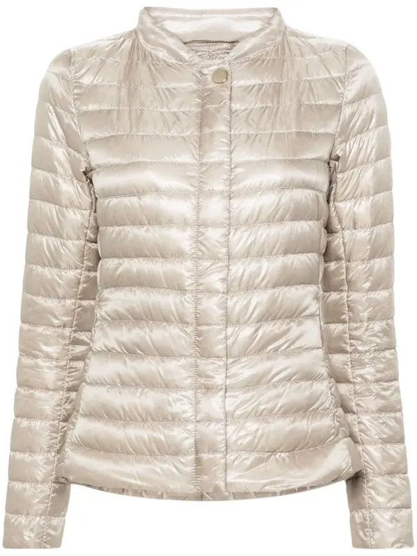 Herno Elena Quilted Puffer Jacket - Neutrals