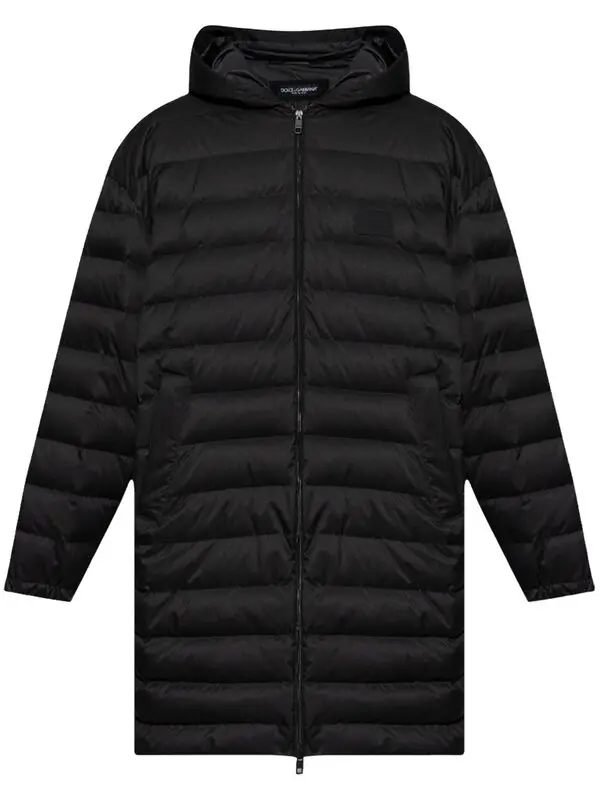 Dolce & Gabbana Hooded Padded Coat