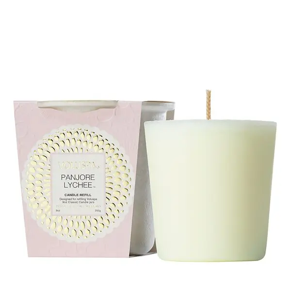 Voluspa Panjore Lychee Classic Candle Refill, 9 Oz