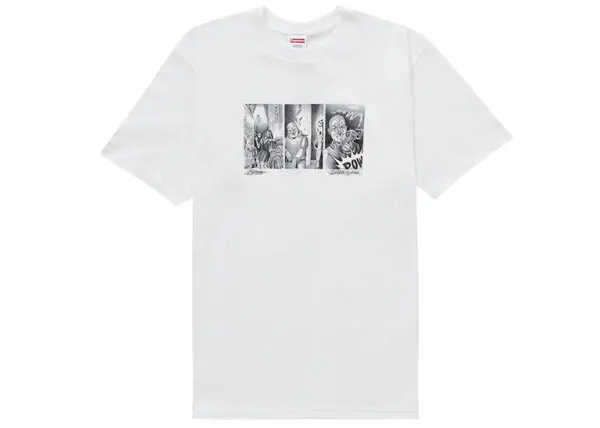 Supreme Mister Cartoon Pow Tee Shirt - White