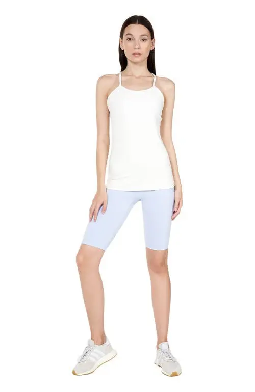 REBODY Dove Cloudlux Bra Tank - Off White