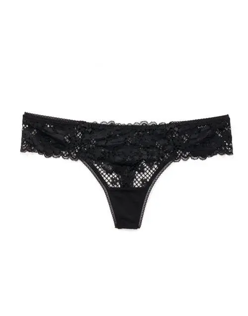 ADORE ME Cinthia Thong Panties - Black