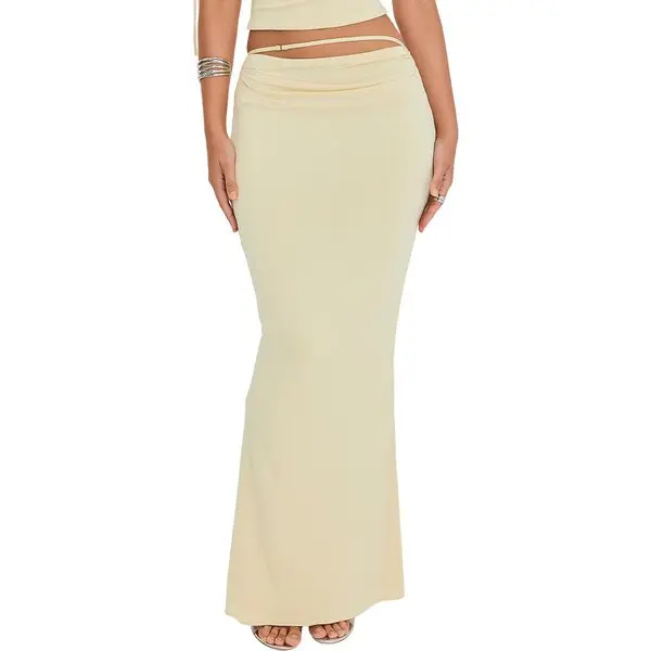MISTRESS ROCKS Créme Brûlée Maxi Skirt