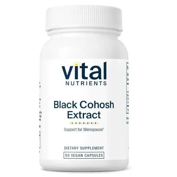 VITAL NUTRIENTS Black Cohosh 2.5% 250mg 60 Capsules - One-color
