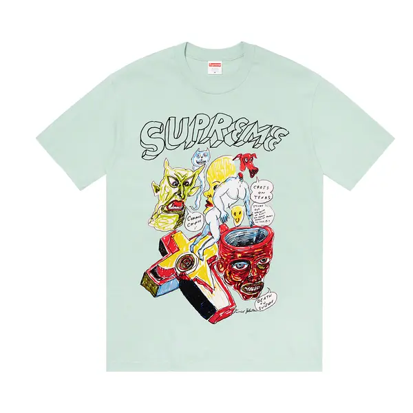 Supreme X Daniel Johnston Tee 'light - Teal