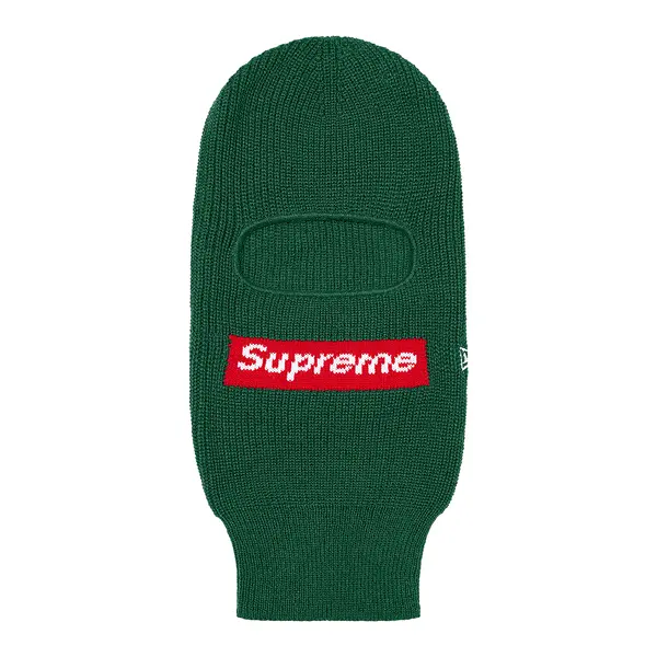 Supreme X New Era Box Logo Balaclava - Green