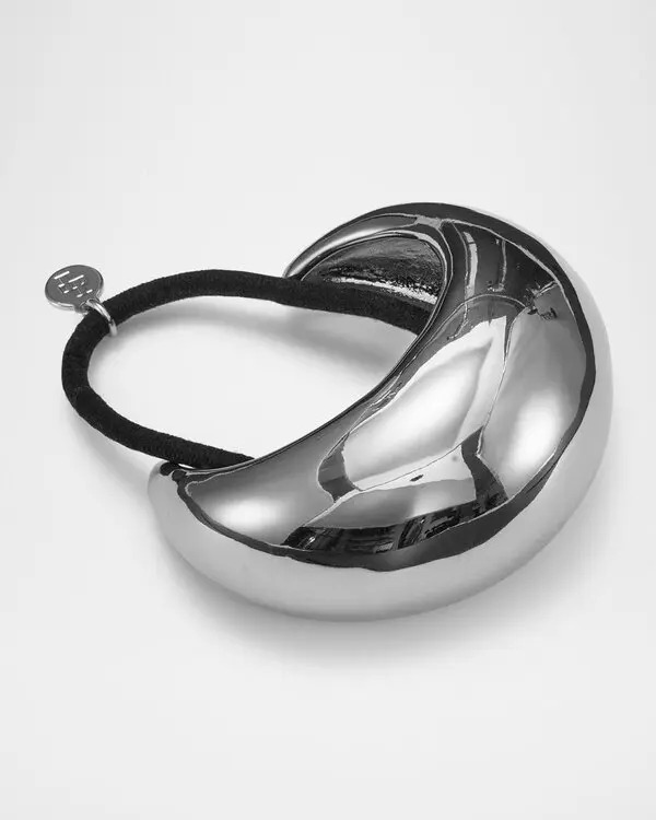 LELET NY Glossy Dome Pony Cuff - Rhodium