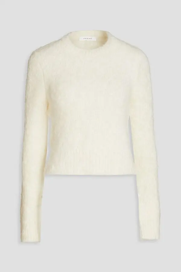 FRAME Ribbed Alpaca-blend Sweater