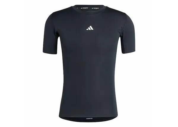 Adidas Techfit Compression Training Tee Shirt - Black