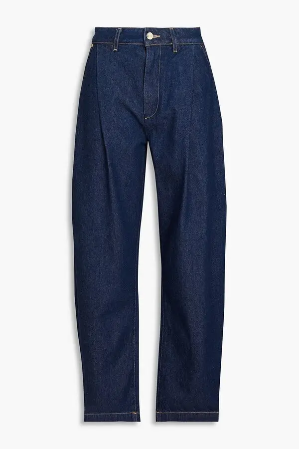 GOLDSIGN Jarvis High-rise Tapered Jeans